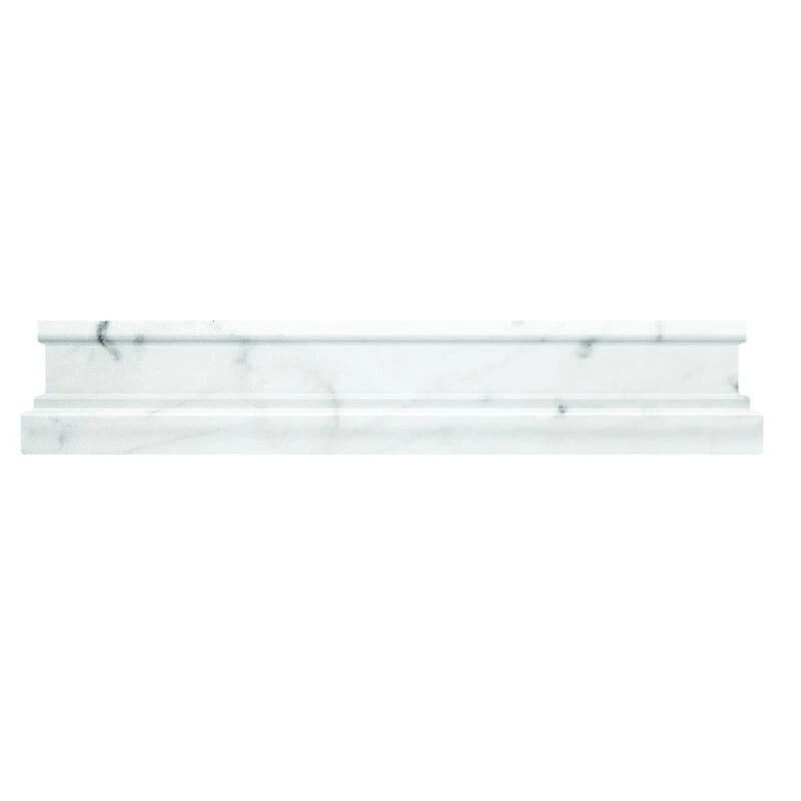 Apollo Tile 10 pack 2-in W x 12-in L Marble Polished Chair Rail Tile ...