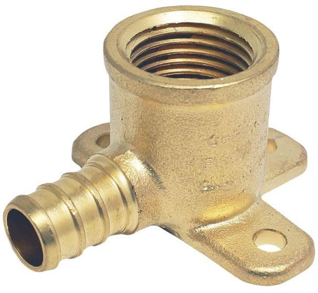 Apollo Valves APXDEE12 Brass Drop Ear Elbow, 1/2" PEX x 1/2" FPT, Each ...