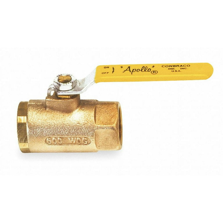 Cast Bronze Standard Port Threaded 400# Ball Valve Apollo, 60% OFF