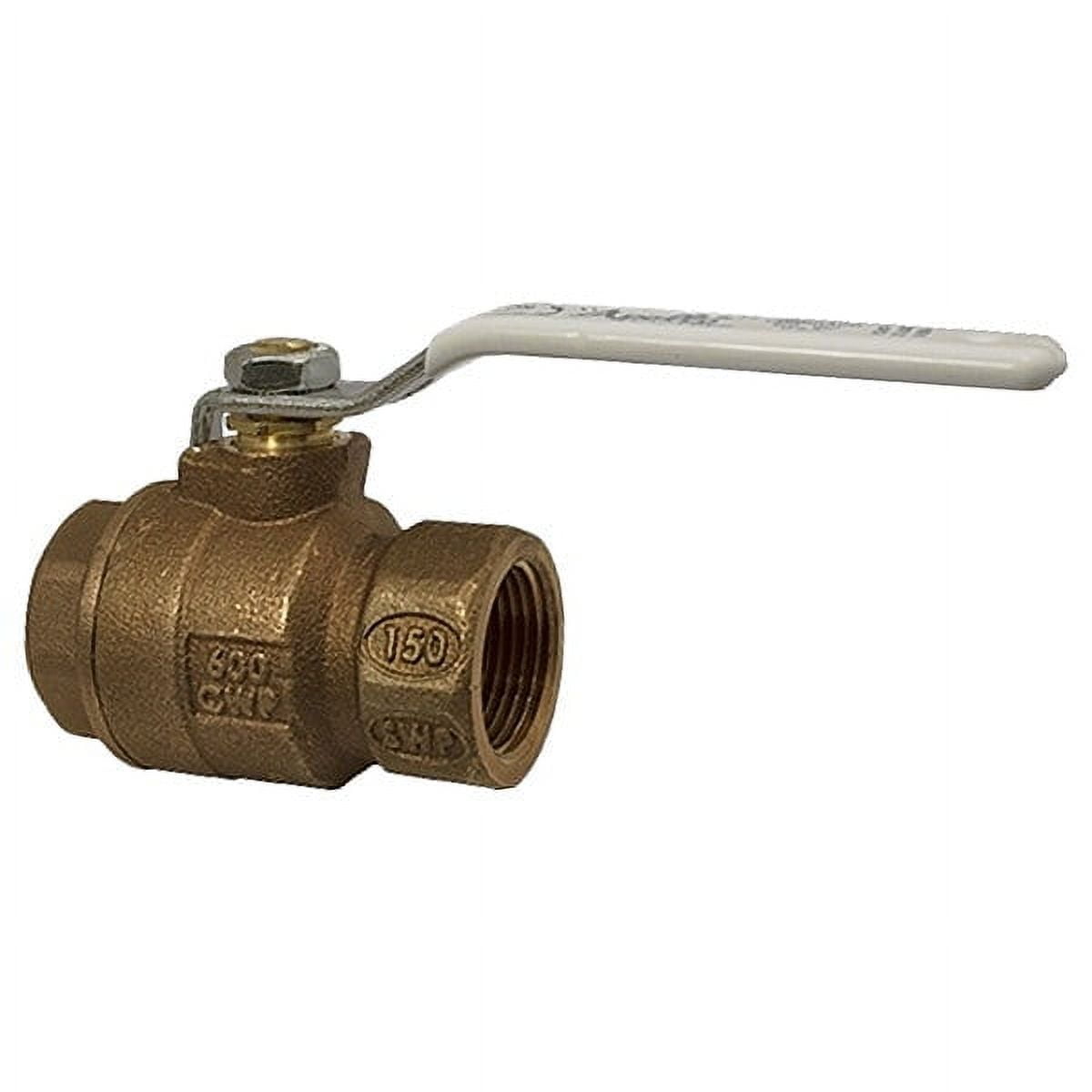 Apollo Valves Manual 2-Way Ball Valve,NPT,Brass,Bronze 77CLF10601A ...