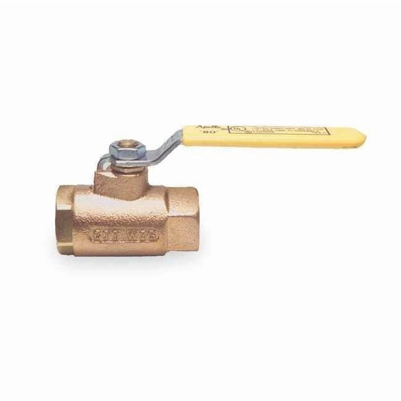 Apollo Valves 1/2" FNPT Bronze Gas Ball Valve Inline 8010301 - Walmart.com
