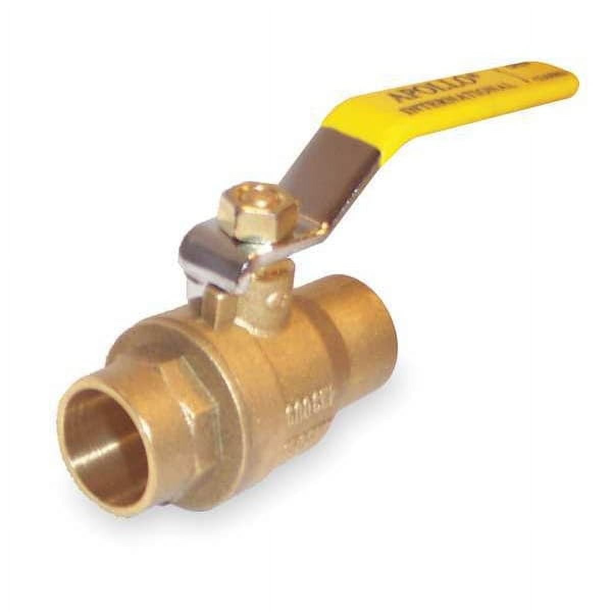 Apollo Valves 1/2" Sweat Brass Ball Valve Inline 94A20301 - Walmart.com