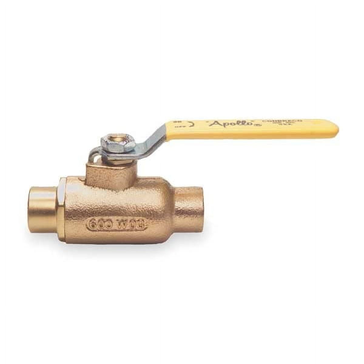Apollo Valves Manual 2-Way Ball Valve,Sweat,Bronze 7020301 - Walmart.com