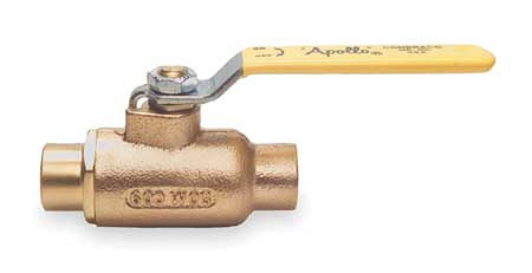 Apollo Valves Manual 2-Way Ball Valve,Sweat,Bronze 7020801 - Walmart.com