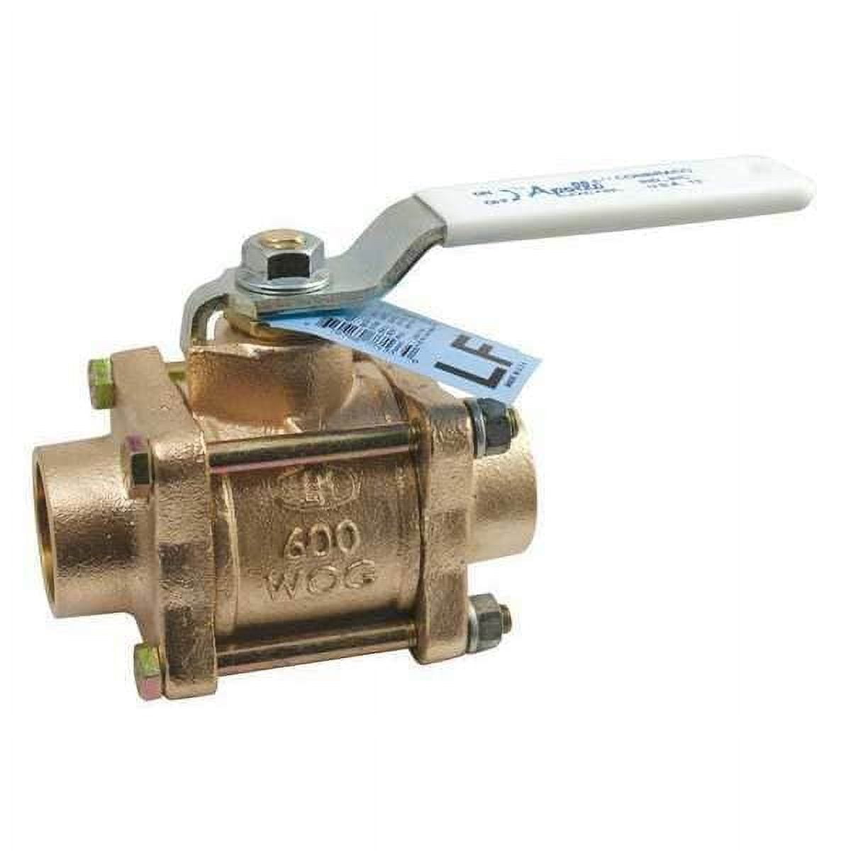 Apollo Valves Manual 2-Way Ball Valve,Sweat,Bronze 82LF20401 - Walmart.com
