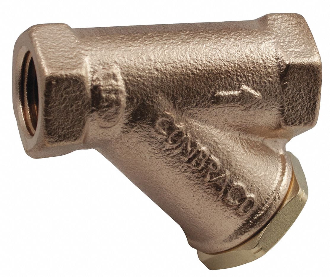 Apollo Valves Y Strainer,5" H,16 mesh,Bronze 59LF007P2 - Walmart.com