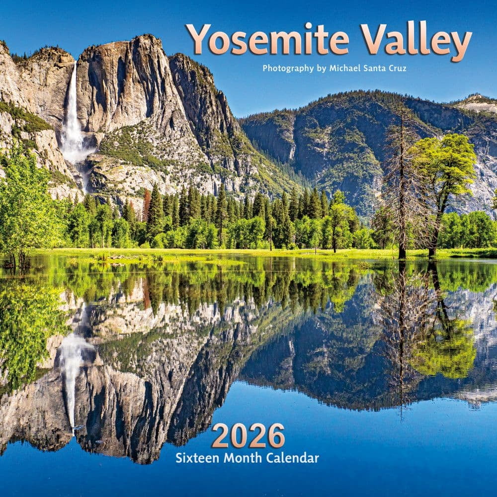 Apollo Publishers, Yosemite Valley 2026 Wall Calendar, 12'' X 12'', 16-Month Calendar with ...