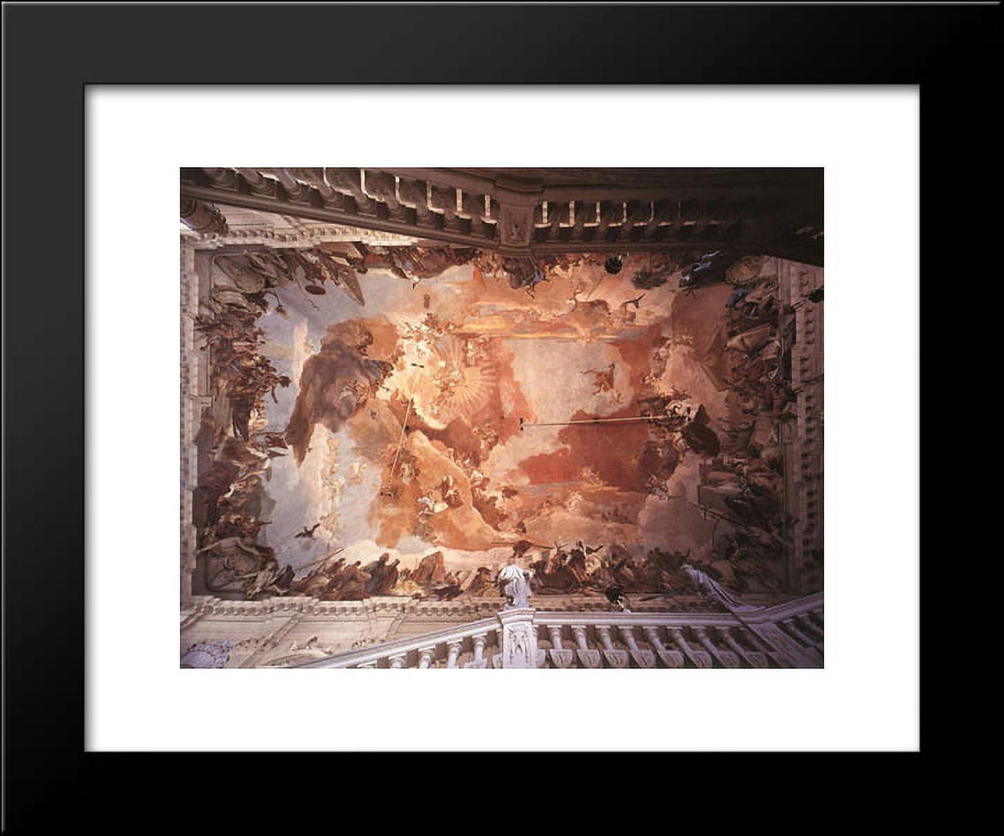 Apollo and the Continents 20x24 Framed Art Print by Giovanni Battista ...