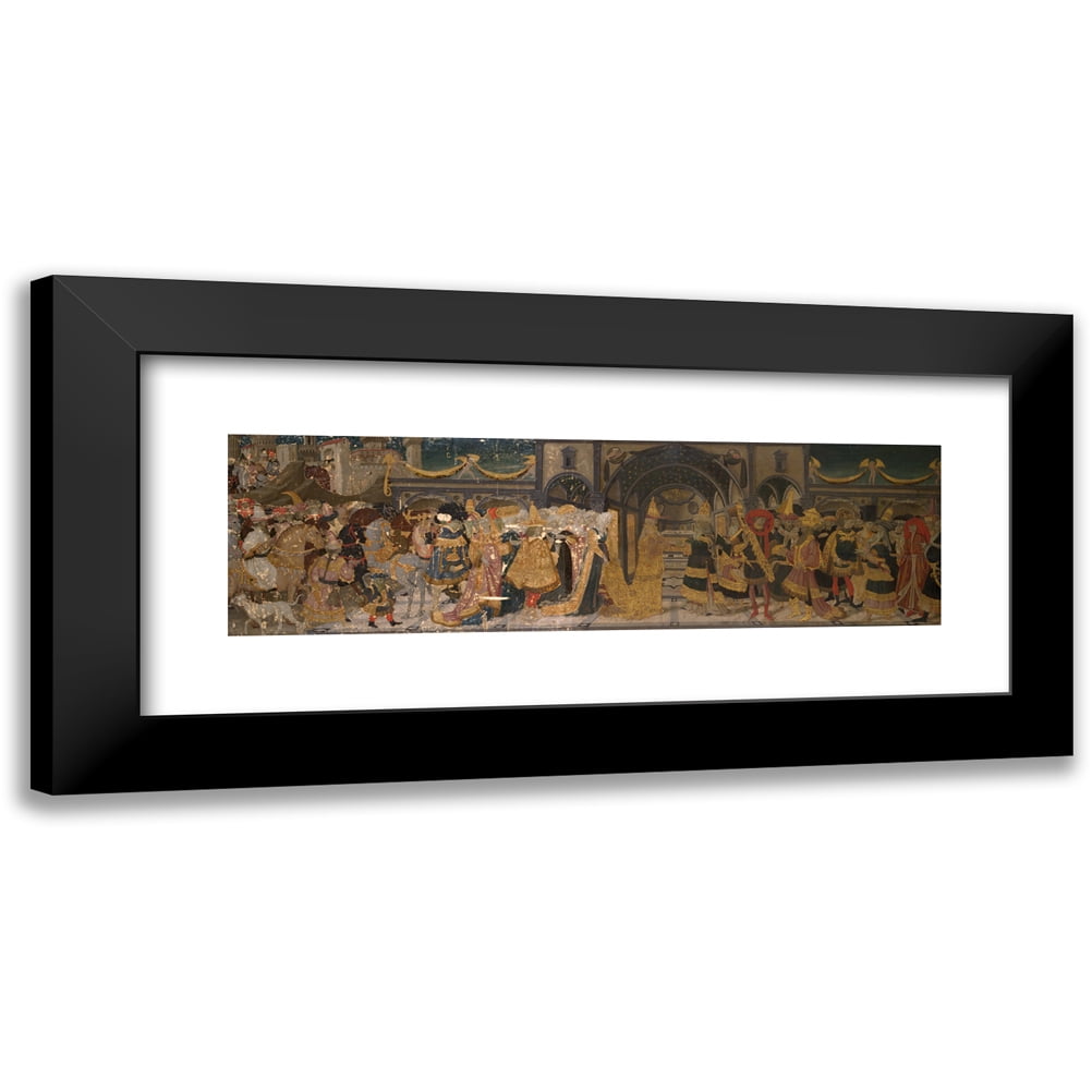 Apollonio di Giovanni 14x7 Black Modern Framed Museum Art Print Titled ...