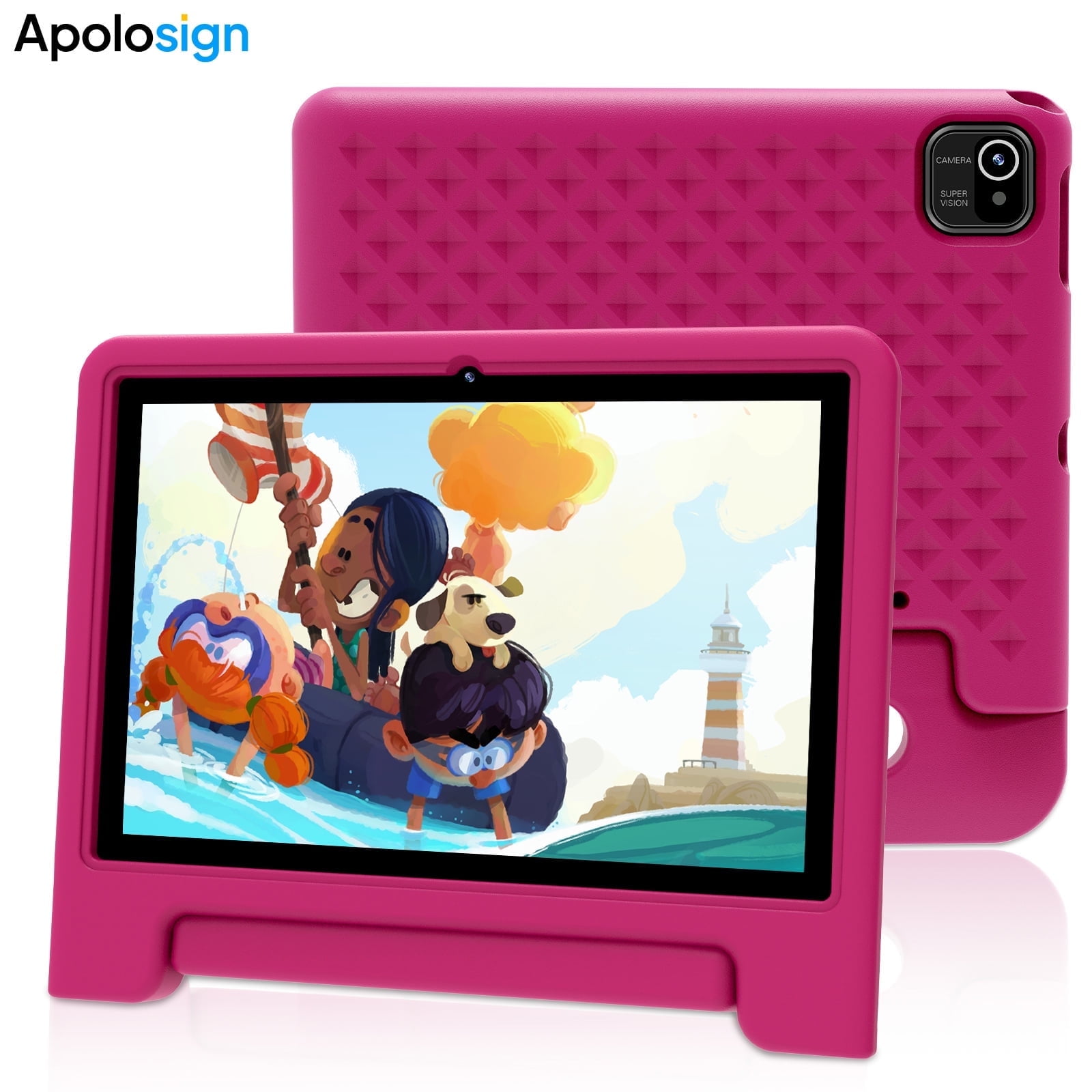 ApoloSign 10.1 Inch Kids Tablet, Android 14 Tablet for Kids, Octa-Core ...