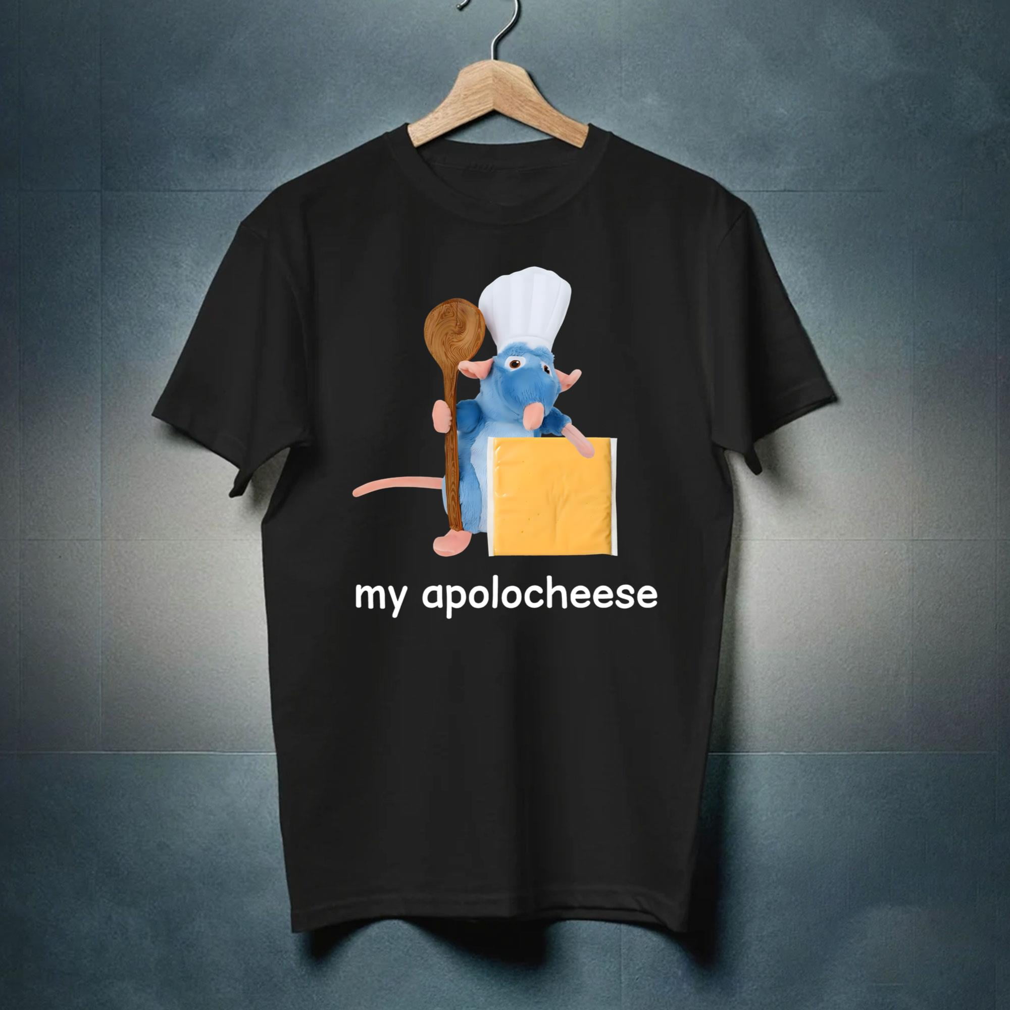Apology Cheese Meme Parody Shirt, Funny Rat Lover Graphic Shirt, Ironic ...