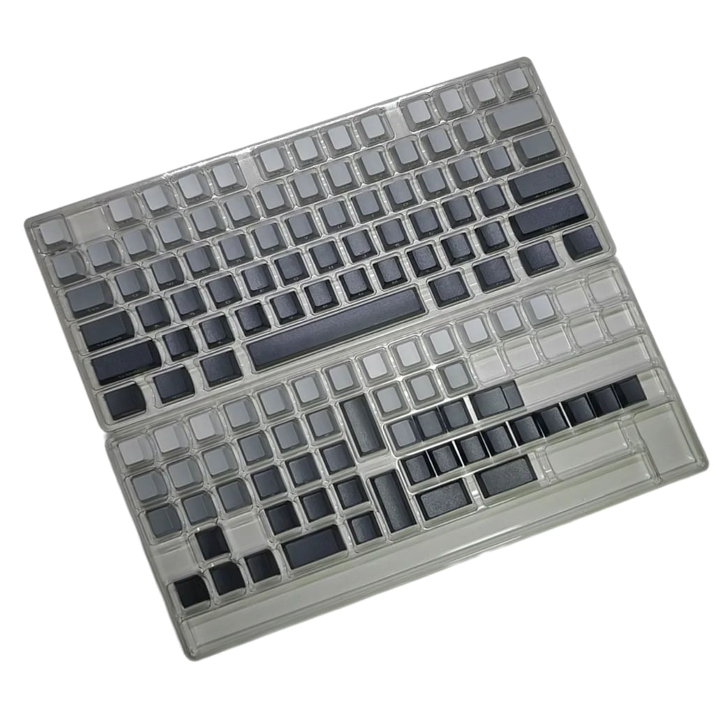 Apooke 125Keys PBT Dye Sublimation Keycaps Top/Side Engraveds Gradients ...