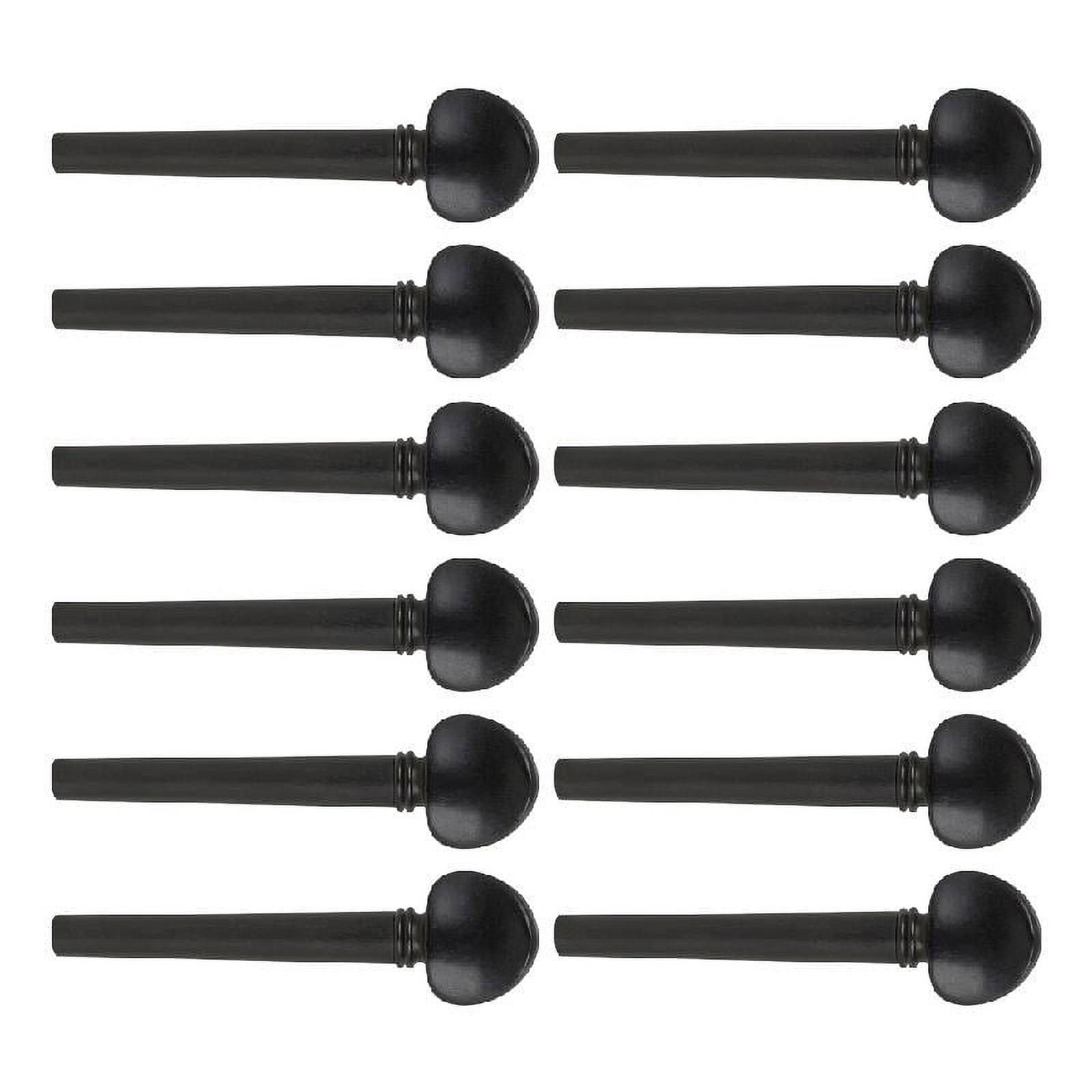 Apooke 12Pcs Wood Ebony Oud Violin Pegs Machine Heads Universal Oud ...
