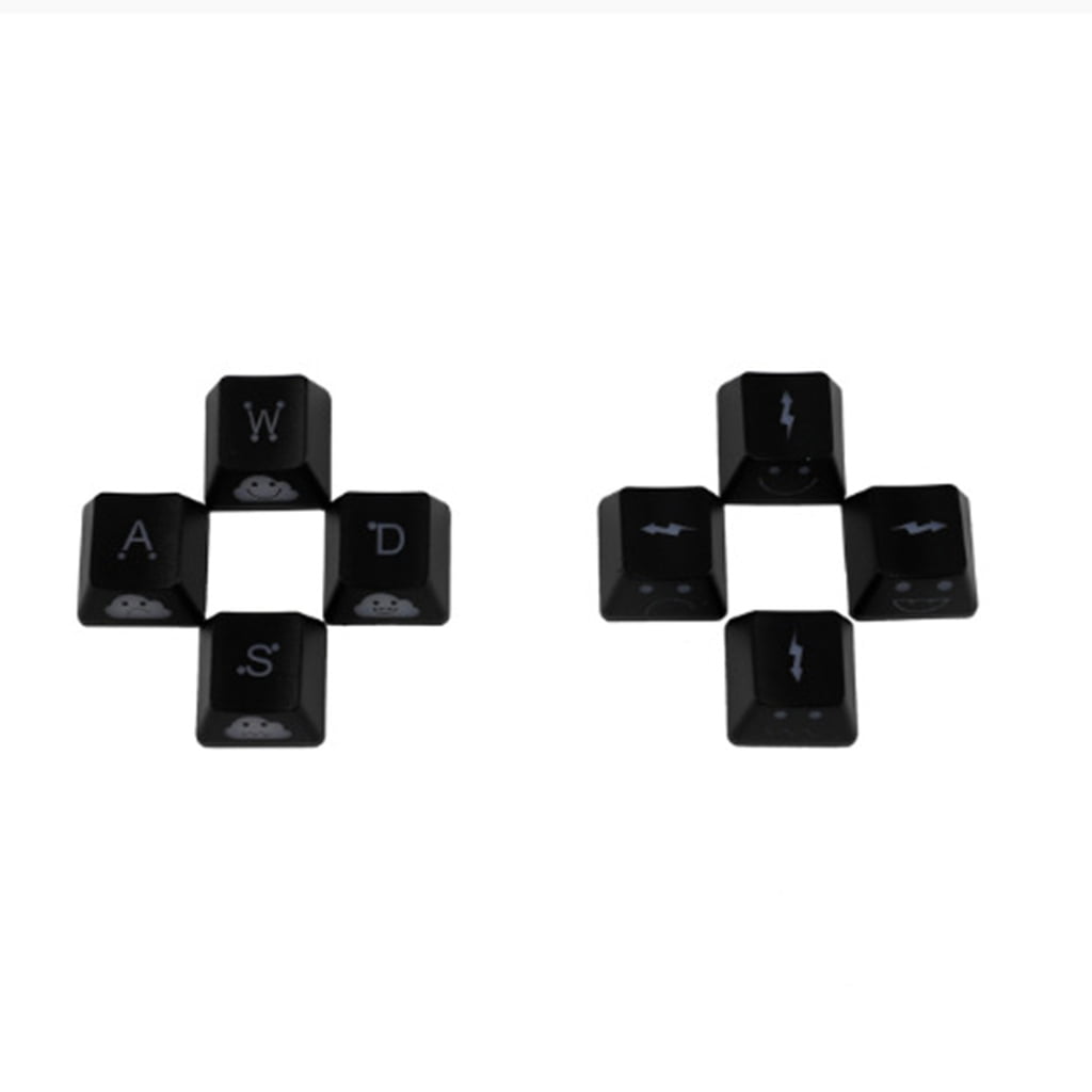 Apooke 1Set ABS Custom Keycaps Transparent Keycap Gaming Keyboard Caps ...