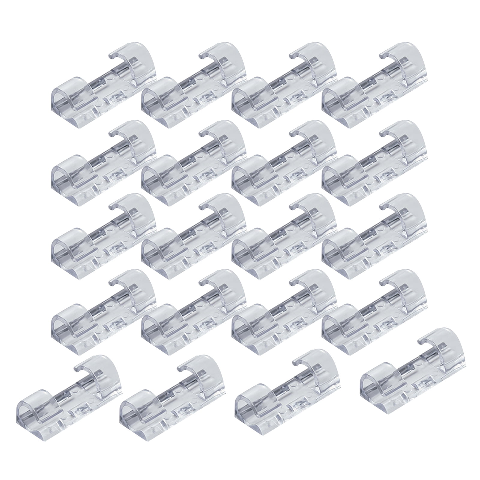 Apooke 20 Pieces Self-Adhesive Cable Clips Wire Holders Cable ...
