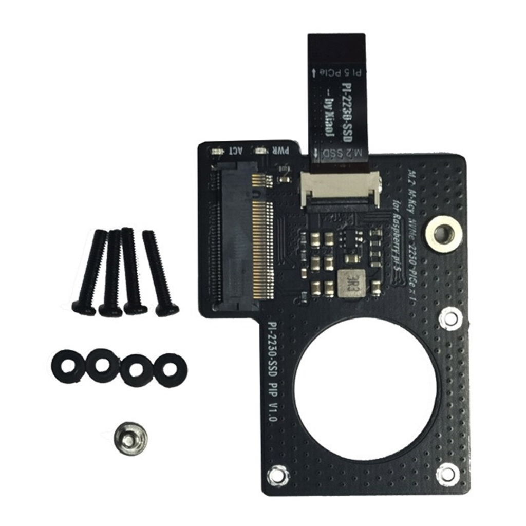 Apooke 2230 PCIe to NVMe SSD Solid Drive Expansion Board for RPI 5 ...