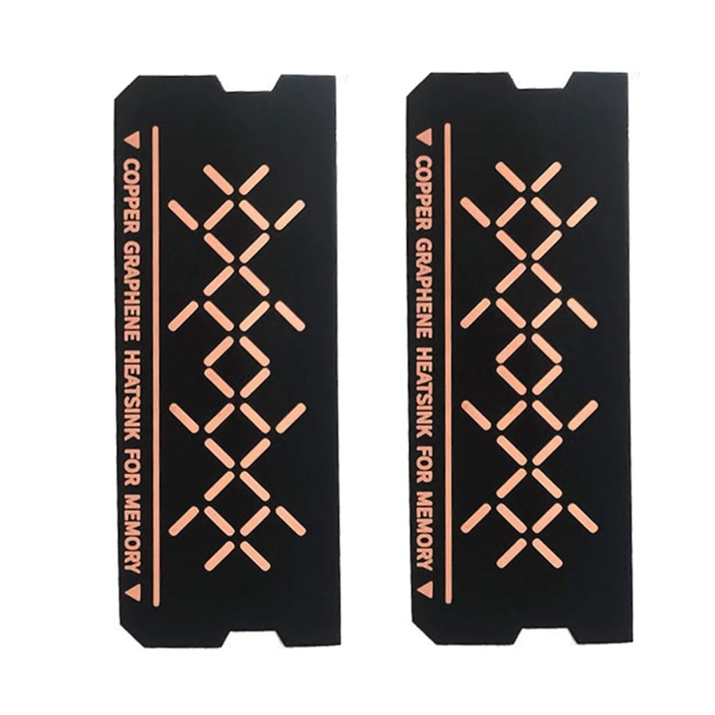 Apooke 2pcs Ram Ddr5 Ddr4 Ddr3 Ddr2 Memory Cooling Heatsink Thermal Pad Copper Heat Dissipation