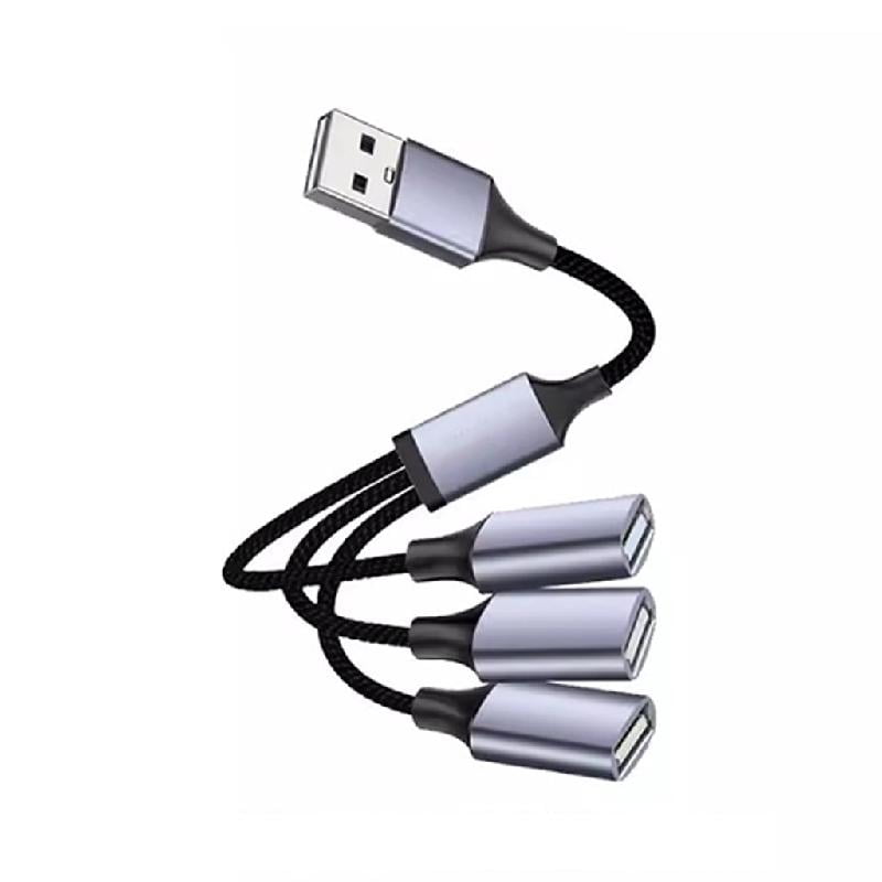 Apooke 3 in 1 Multi USB Port Extender Data Charger Split Adapter for ...