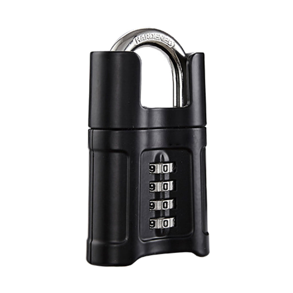 Apooke 4 Digit Combination Lock Weatherproof Padlock Gym Locker Lock ...