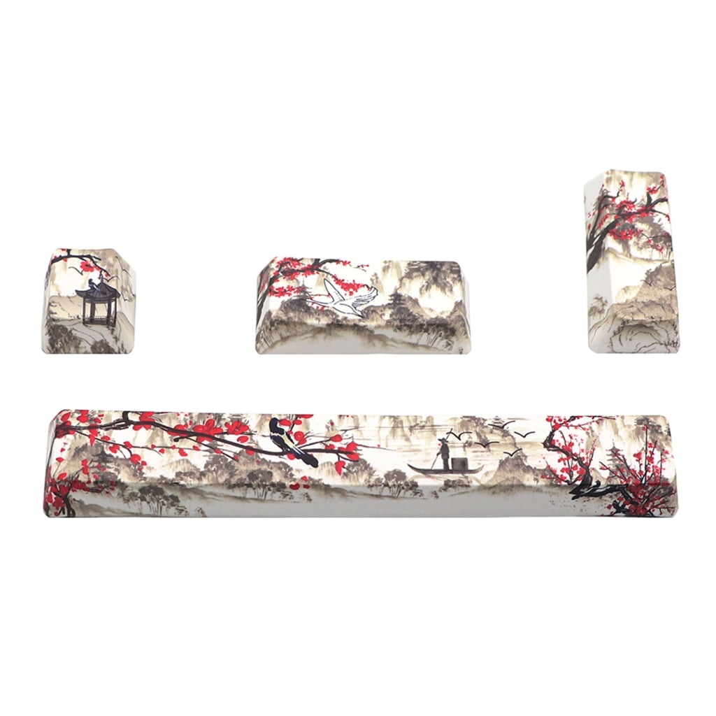 Apooke 4 Keys Esc Entre 6.25u Spacebar Keycap Replacement PBT Five ...