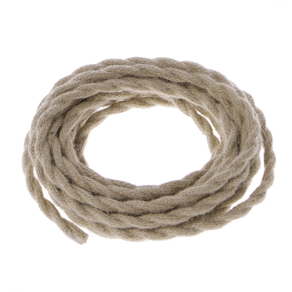 Apooke 5 Meters 2x0.75 Vintage Rope Twisted Electric Wire Retro DIY ...