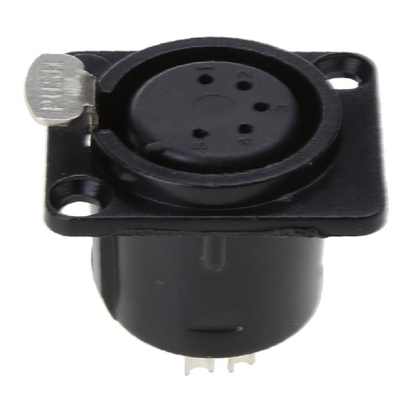 Apooke 5 Pin Professional Speaker Plugs Female Base XLR Female Plugs ...