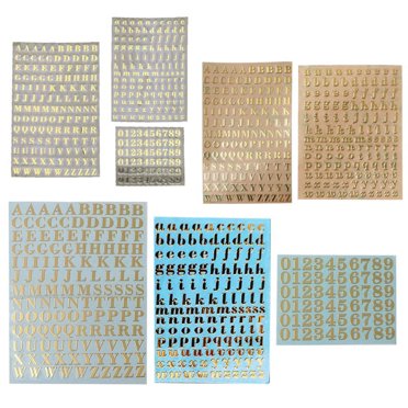 144 Pcs A-Z Letters Alphabet Stickers, Self Adhesive Uppercase and ...