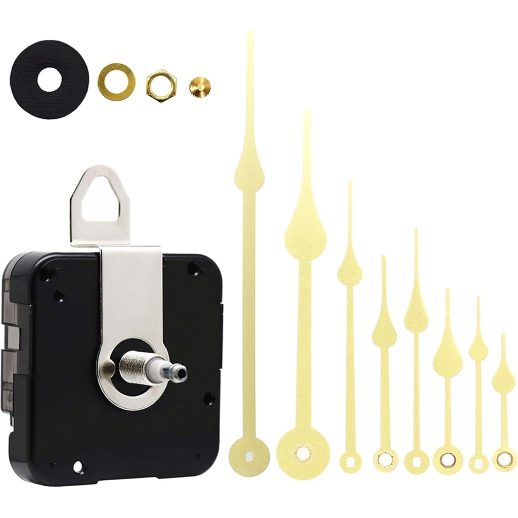 Apooke Battery Operated Long Shaft Clock Movement Mechanism Clock ...