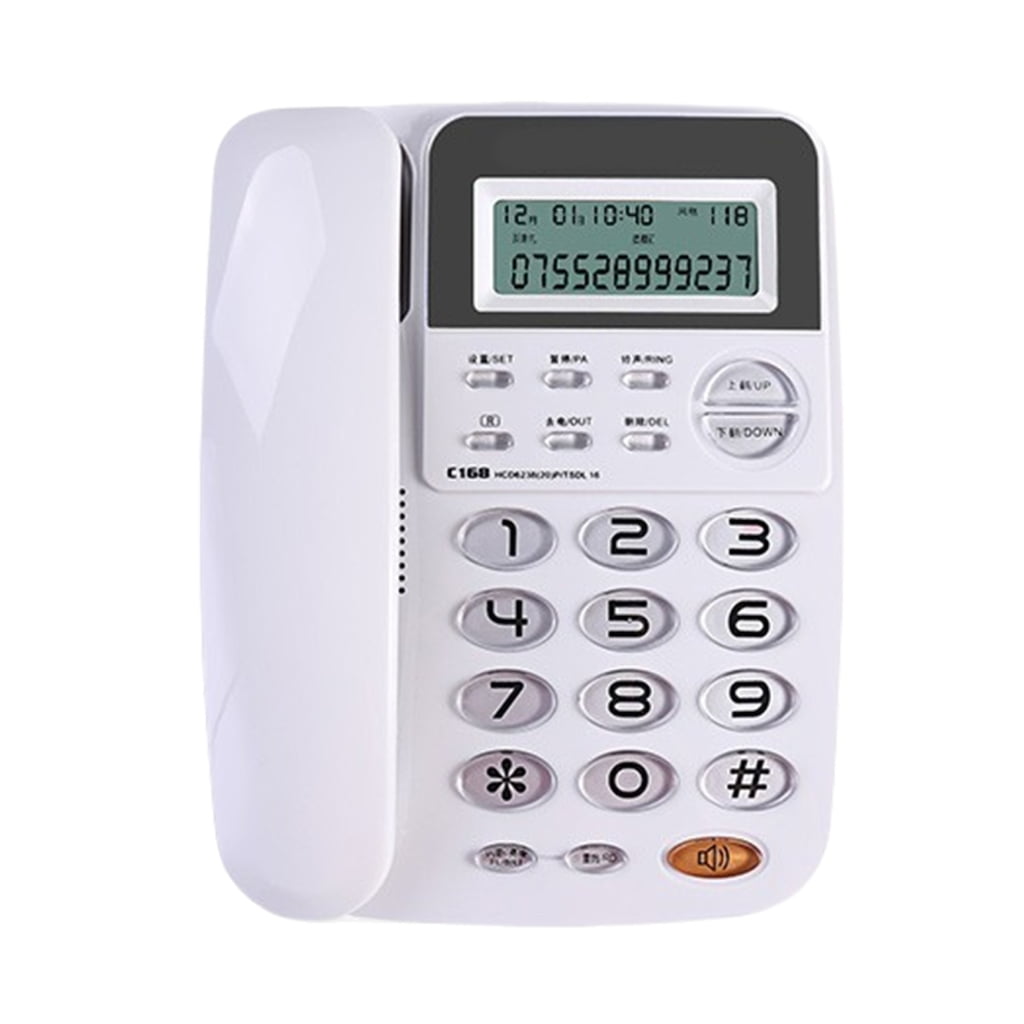 Apooke C168 Office Telephone Hotel Fixed Line Phone No Need Battery ...