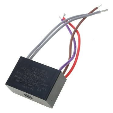 CBB61 Electrical Power Relay Connecting Capacitor 4.5uf+6uf+5uf 250V 5 ...