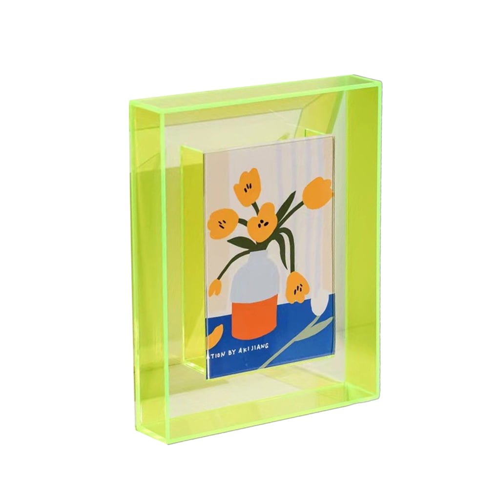 Apooke Colorful Acrylic Photo Frame Photo Holder Desktop Poster ...