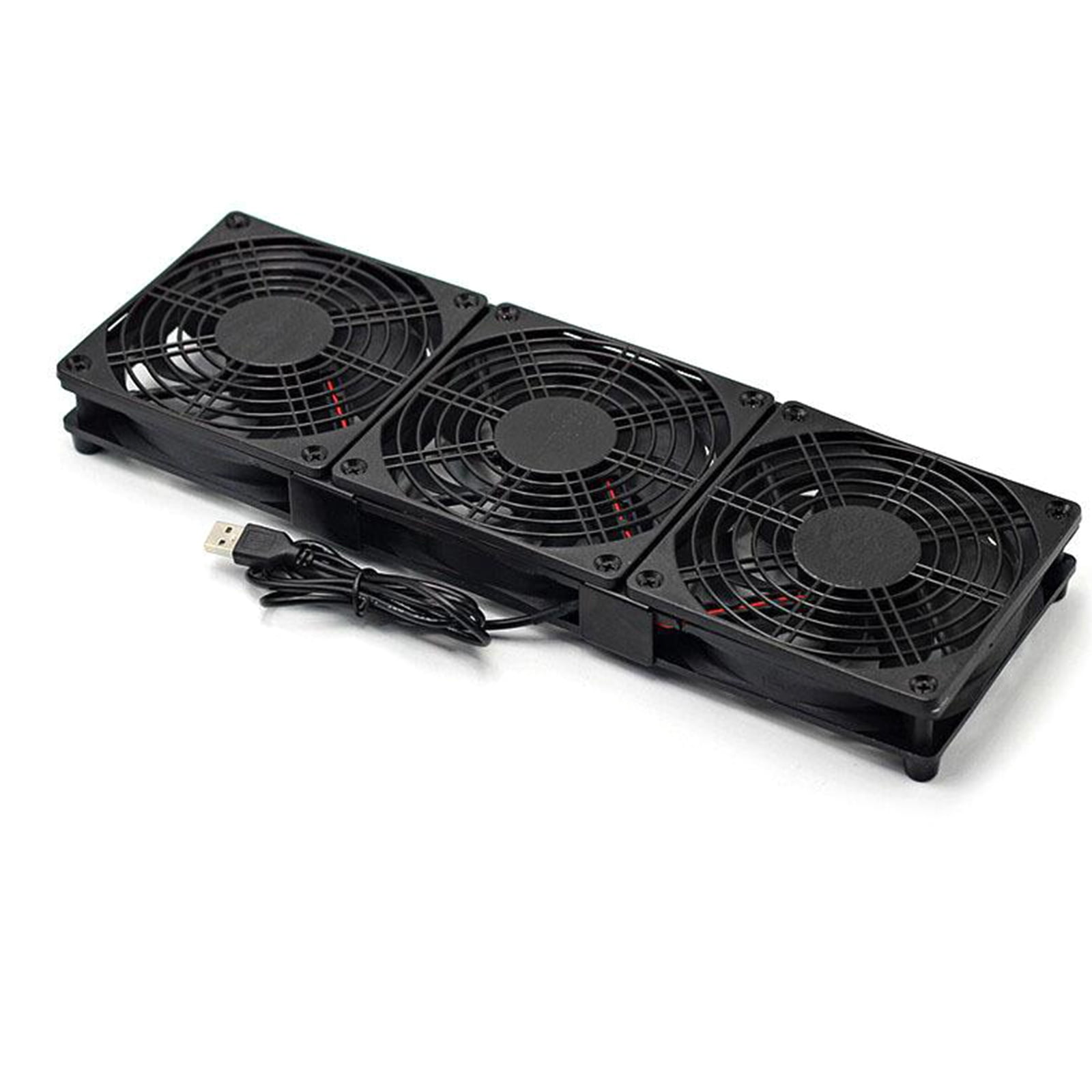 Apooke Compact DC5V 120mm USB Cooling Fan for Router Modem Receiver DVR ...