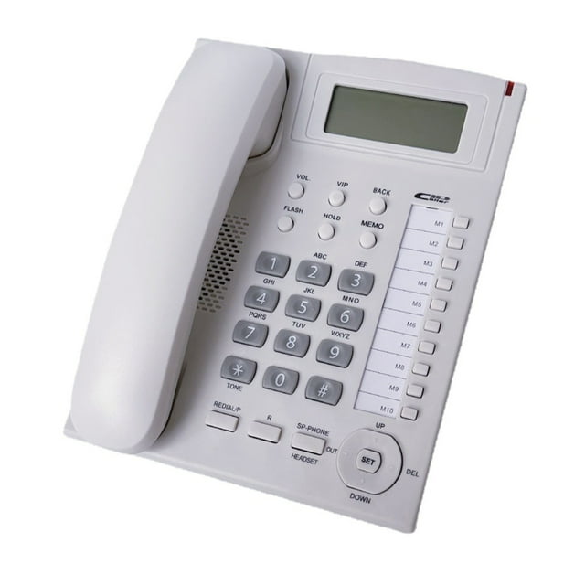 Apooke Corded Landline Telephone Desk House Phone with Large Buttons ...