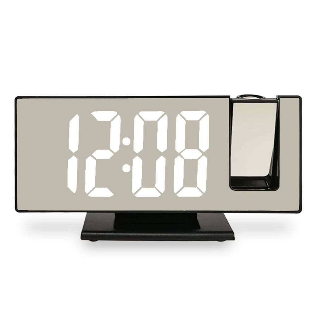 Apooke Digital Clock Temperature Display with Projection and Mirror ...