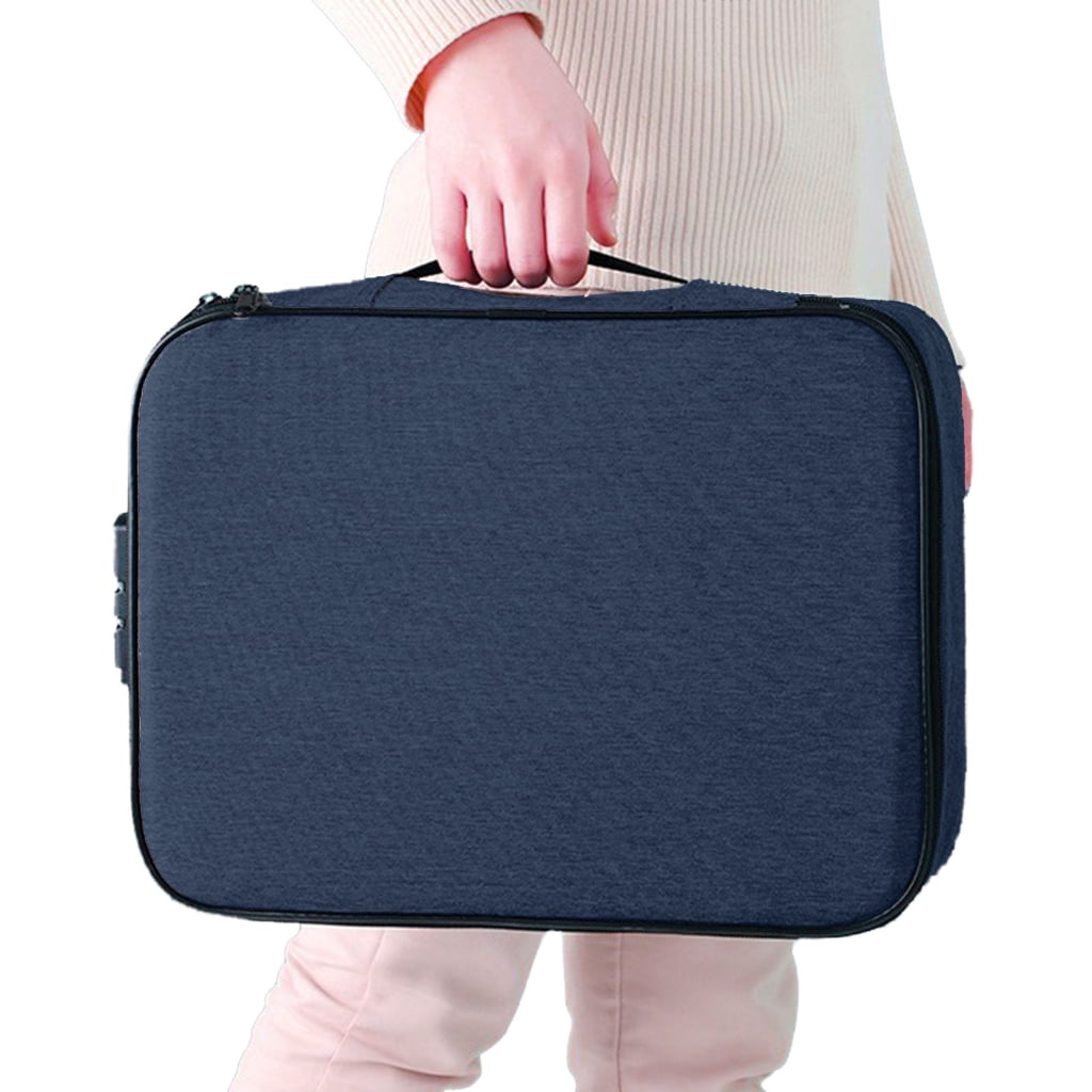 Apooke File Organizer Bag Document Bag with Lock Zipper Safe Home ...