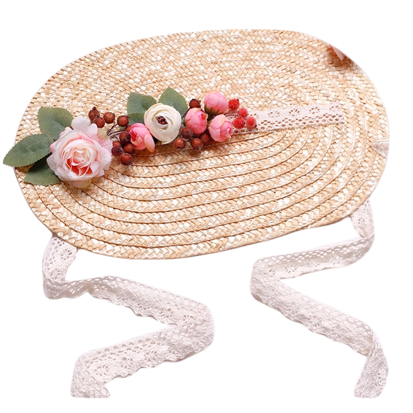 Apooke Handmade Women 1800s Victorian Wedding Tea Party Bonnet Lolita ...