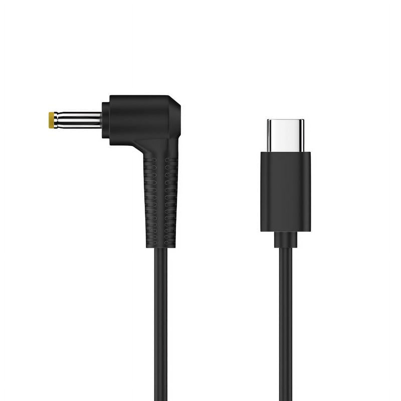 Apooke Male Type-C to DC5521 Power Cable Cord, USB C to 5.5x2.5mm Male ...