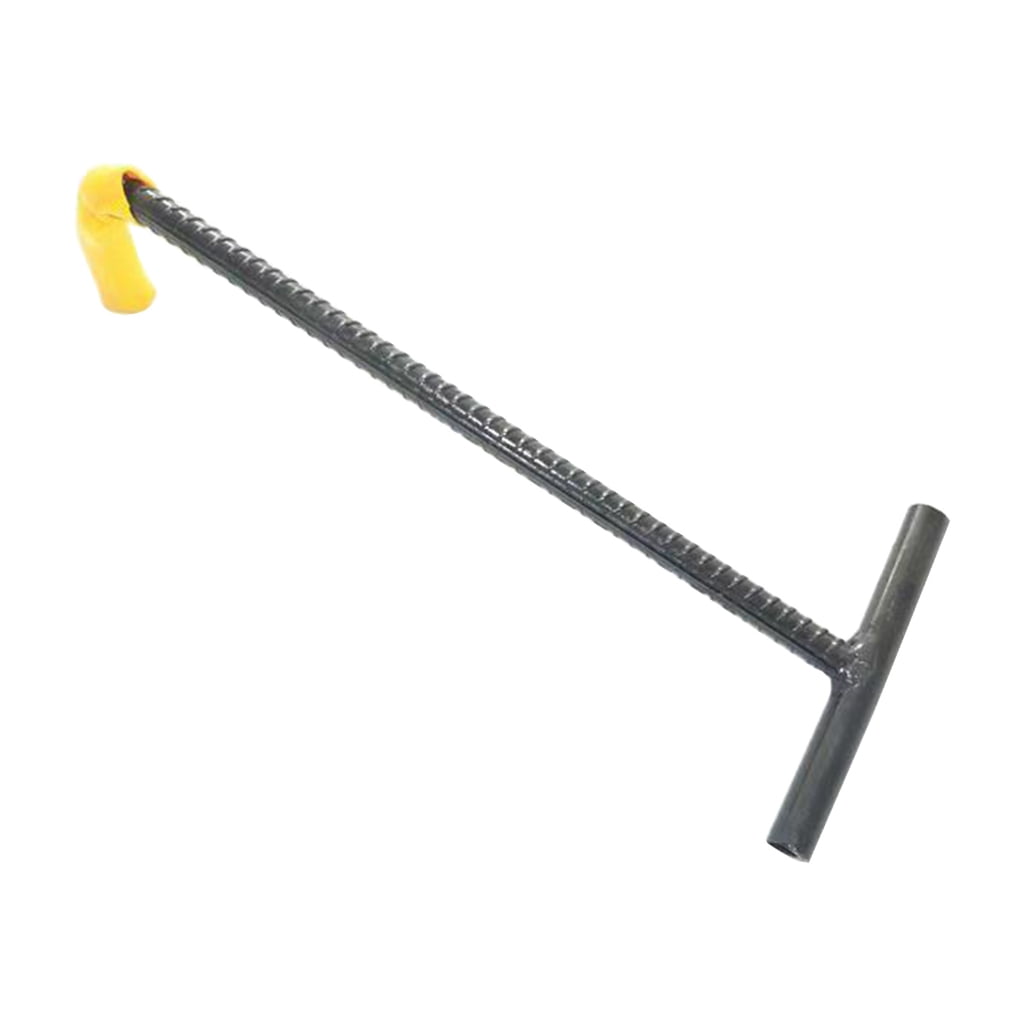 Apooke Manhole Cover T Hook Steel Spring Pullers Hook Heavy Duty ...