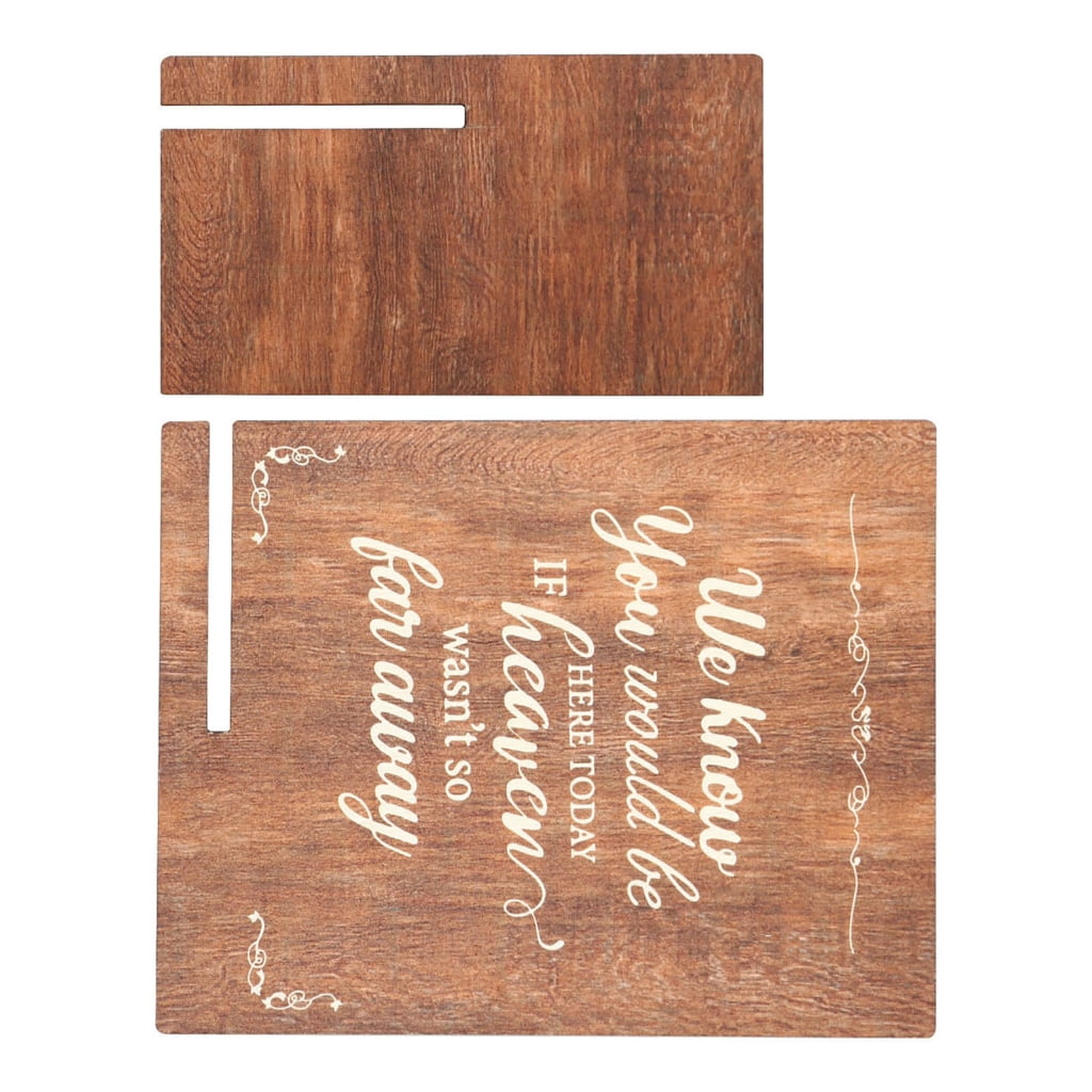 Apooke Memorial Wedding Plaques with Memorial Word Table Sign Elegant ...