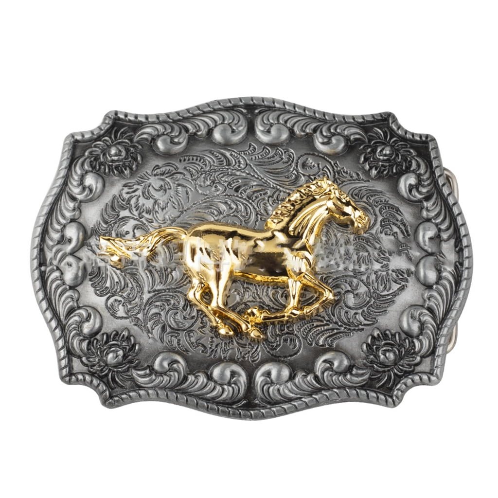 Apooke Metal Belt Buckle For Men Cowboy Long Horn Bull Belt Buckle ...