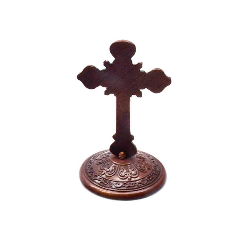 Apooke Metal Table Crucifix CrossSculpture Perfect Gift for Art ...