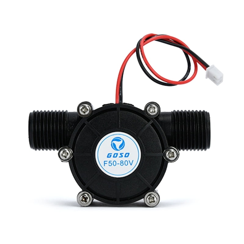 Apooke Micro-Hydro Generator 80V/12V/5V10W DC Water Flow Generator ...