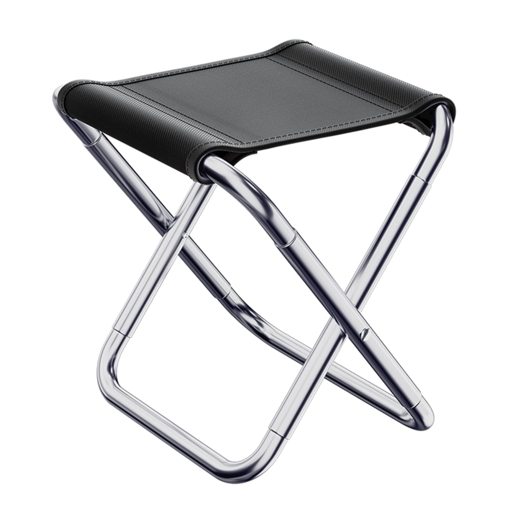 Apooke Outdoor Portable Folding Stool Collapsible Slacker Chair Seat ...