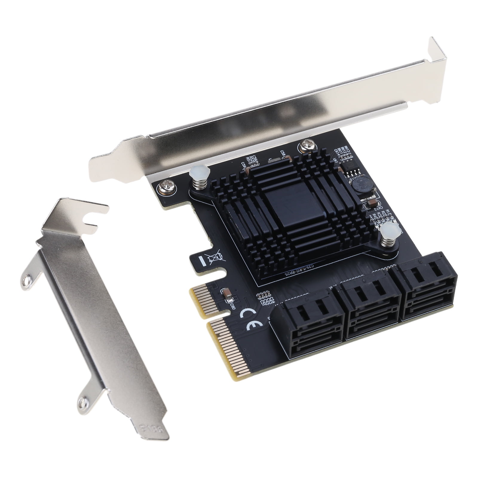 Apooke PCIe SATA Card 6 Port SATA Controller Expansion Card with Low ...