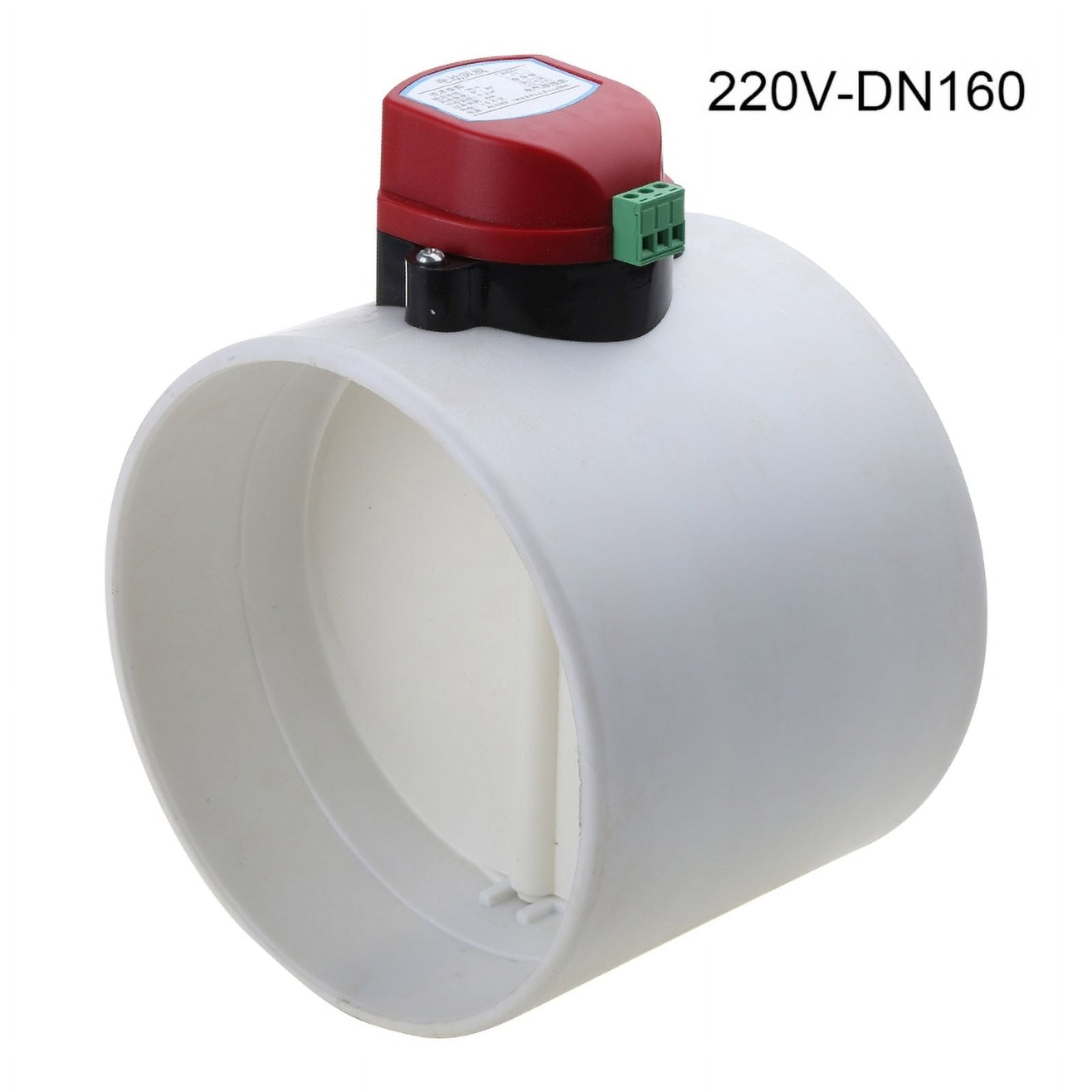 Apooke PVC Plastic HVAC Electric Damper Check for Valve 75/110/160mm ...
