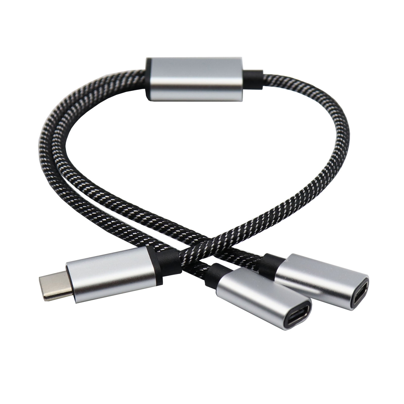Apooke Portable USB C Male to Double USB C Female Splitter USB Y ...