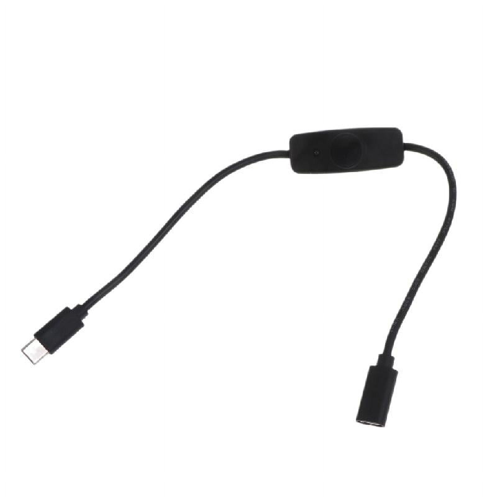 Apooke Power Switch Cable for 4B Power Supply Type C to Type C,with ON ...