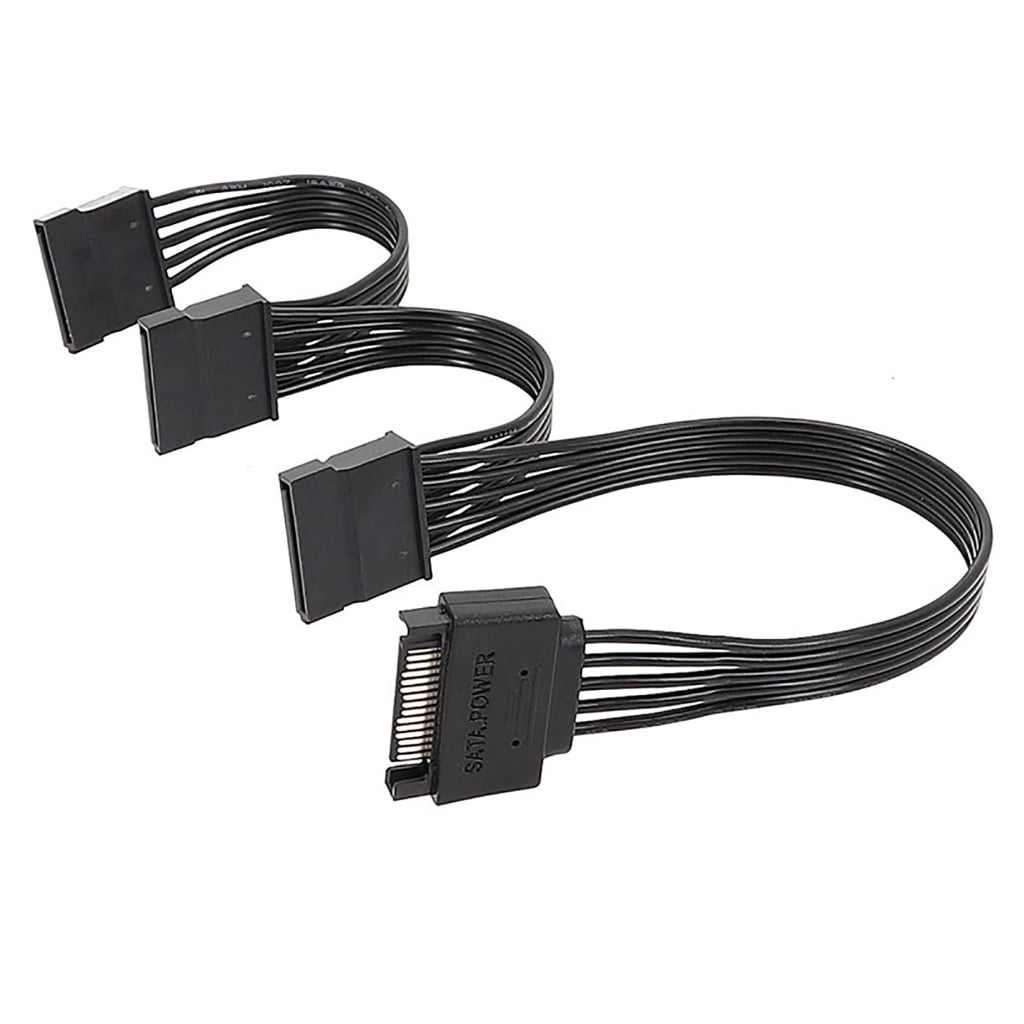 Apooke SATA 15PIN Expansion Cable 15Pin Male to 1 2 3 4 5 Female ...