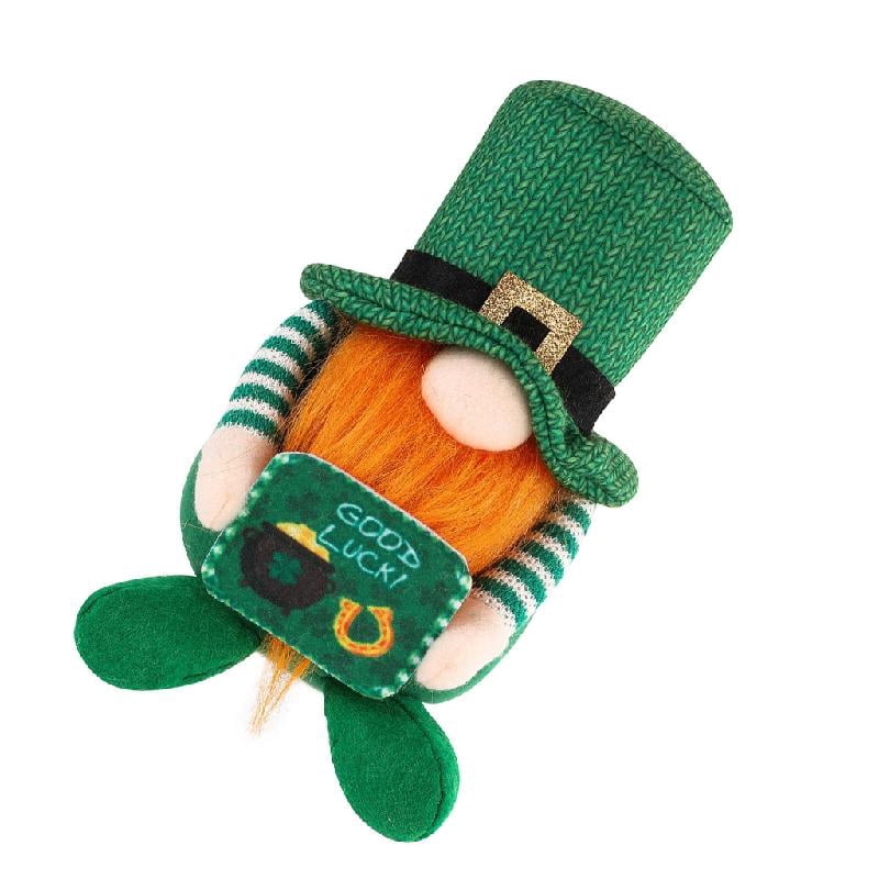 Apooke StPatrick's Green Irish Leprechaun Tomtes Elf Gnome Doll Dwarf ...