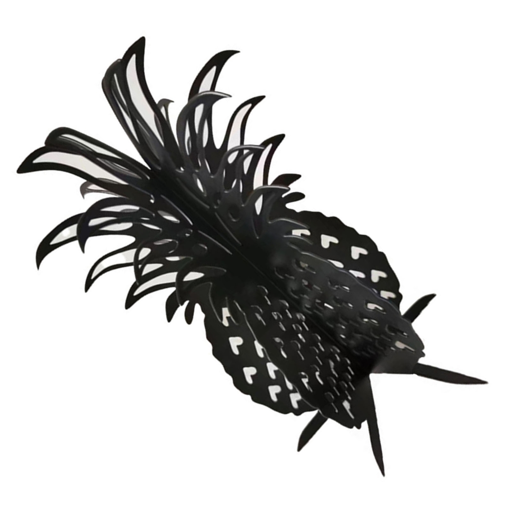 Apooke Summertime Beach Metal Hollow Out Pineapple Sculpture Fruit ...